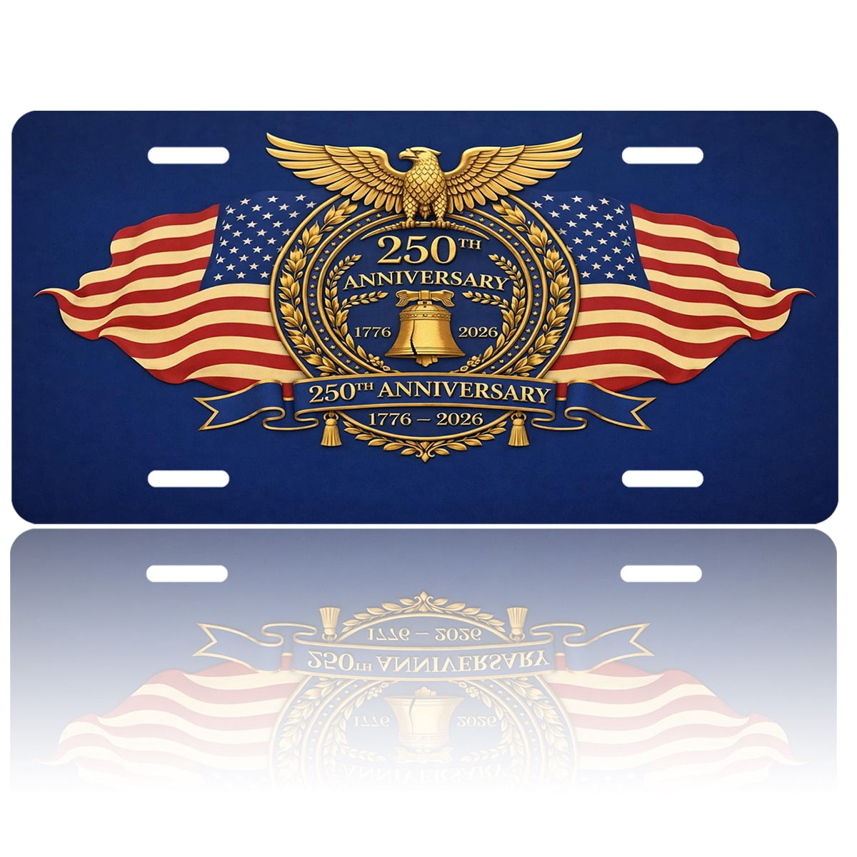 USA 250th Anniversary License Plate, 1776-2026 Patriotic License Plate ...