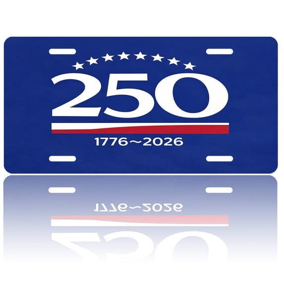 USA 250th Anniversary License Plate, 1776-2026 Patriotic License Plate ...
