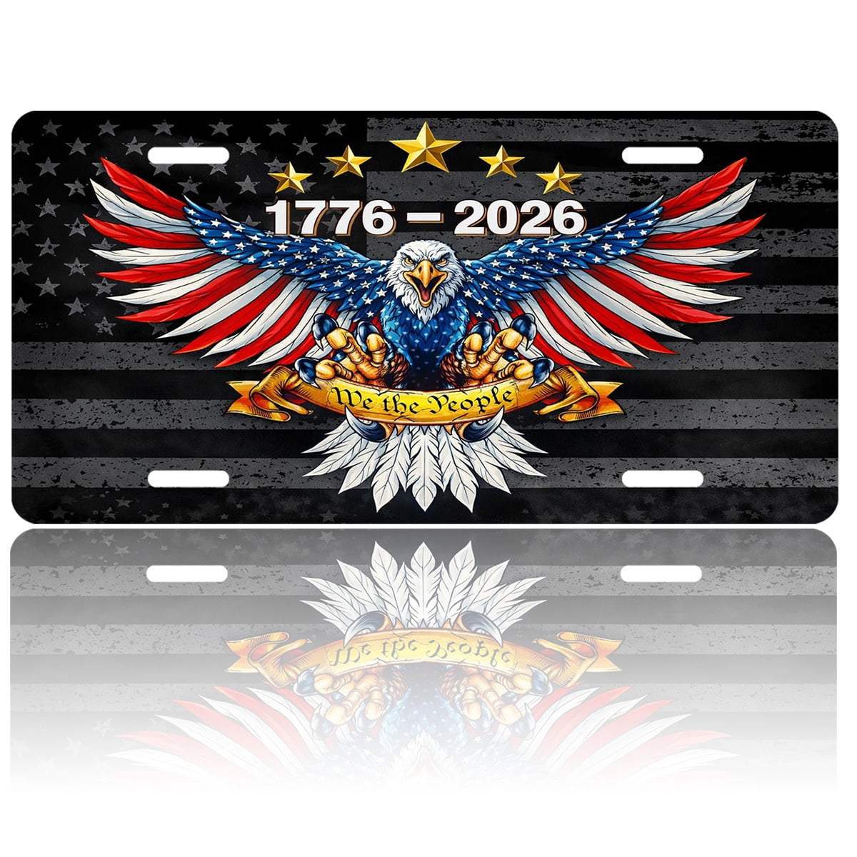 USA 250th Anniversary License Plate, 1776-2026 Patriotic License Plate ...