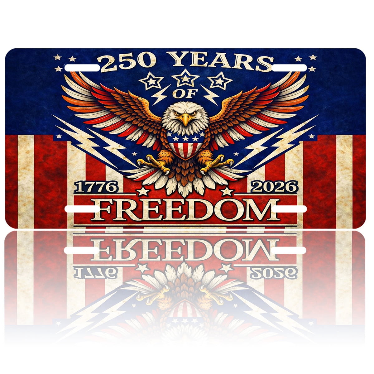 USA 250th Anniversary License Plate, 1776-2026 Patriotic License Plate ...