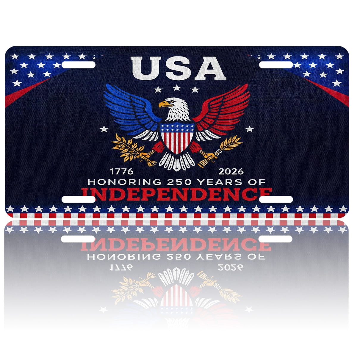 USA 250th Anniversary License Plate, 1776-2026 Patriotic License Plate ...