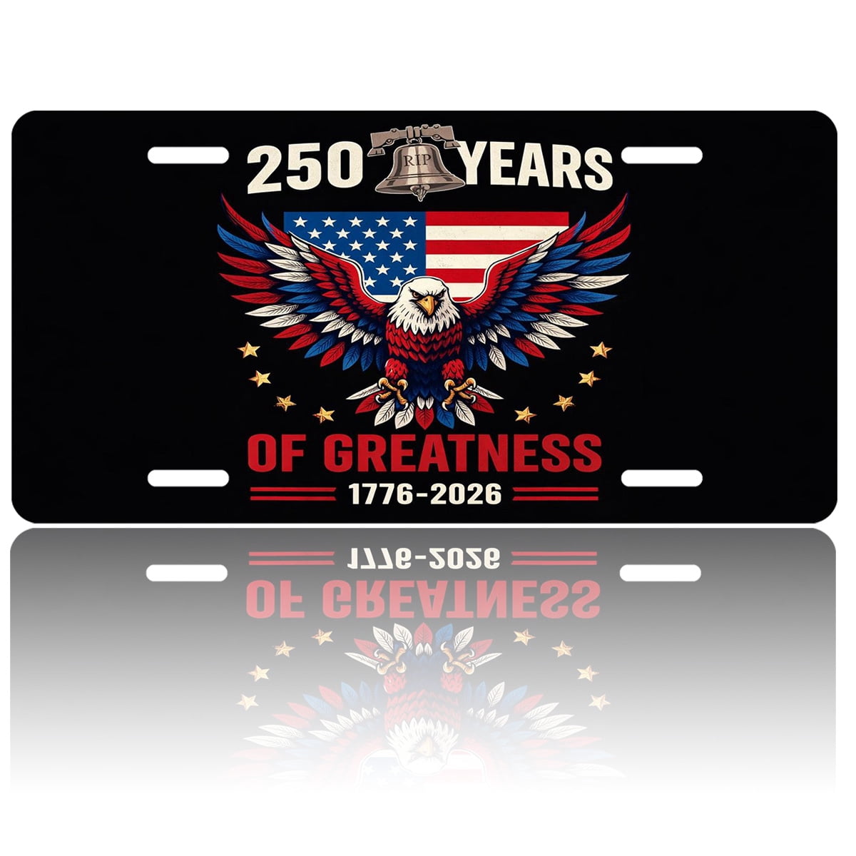 USA 250th Anniversary License Plate, 1776-2026 Patriotic License Plate ...