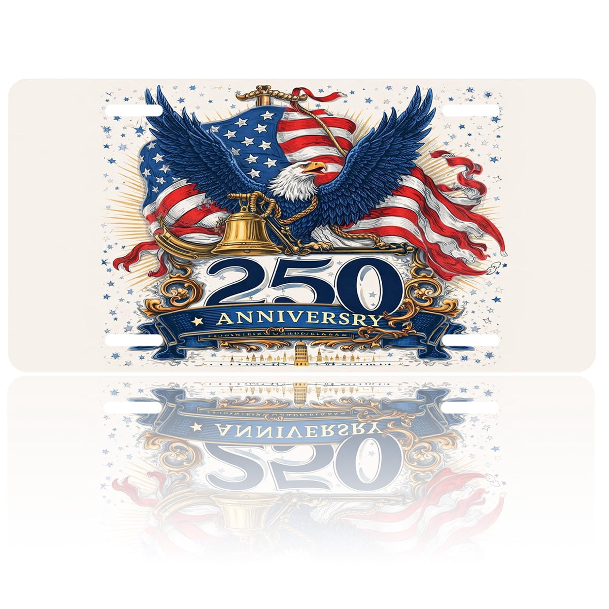 USA 250th Anniversary License Plate, 1776-2026 Patriotic License Plate ...