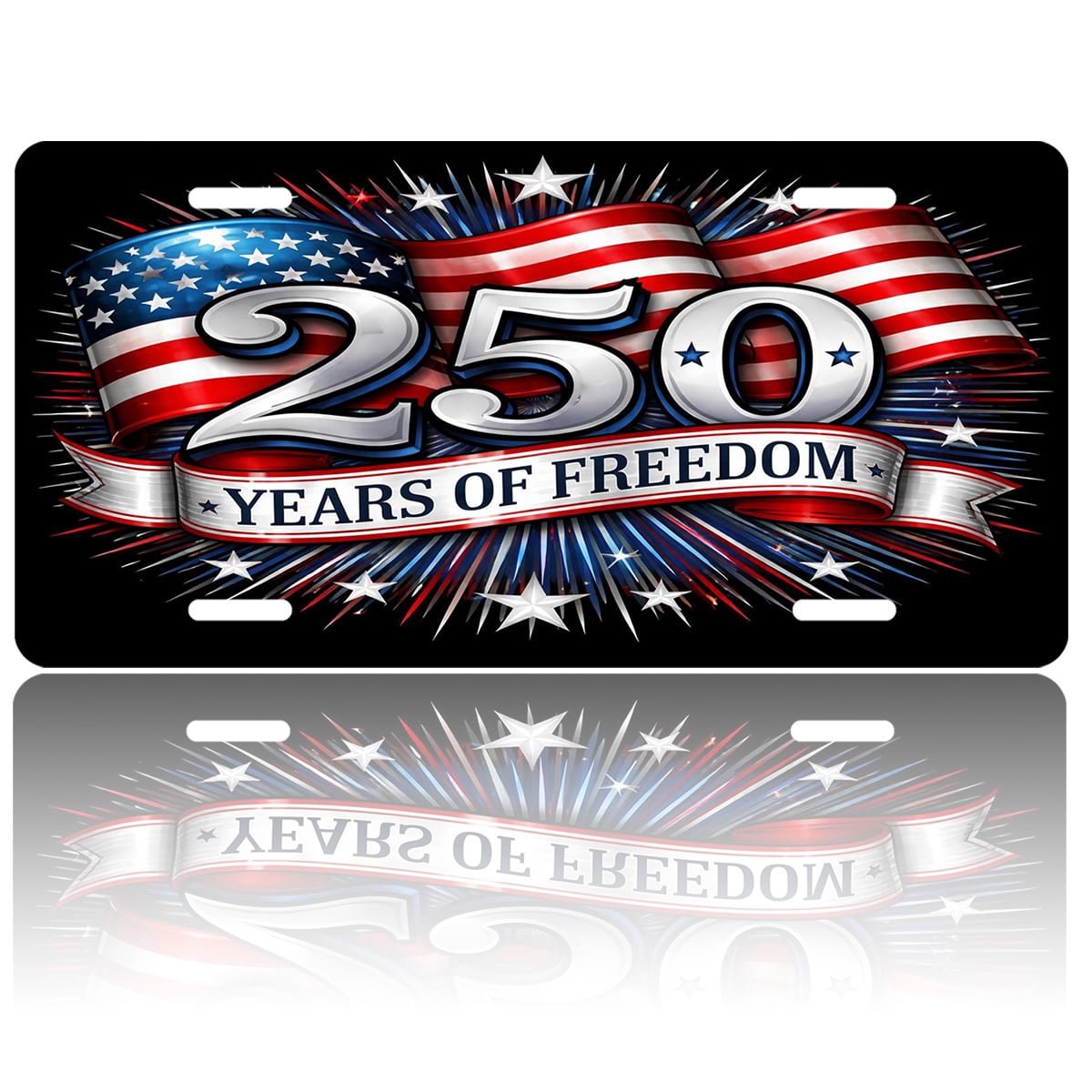USA 250th Anniversary License Plate, 1776-2026 Patriotic License Plate ...