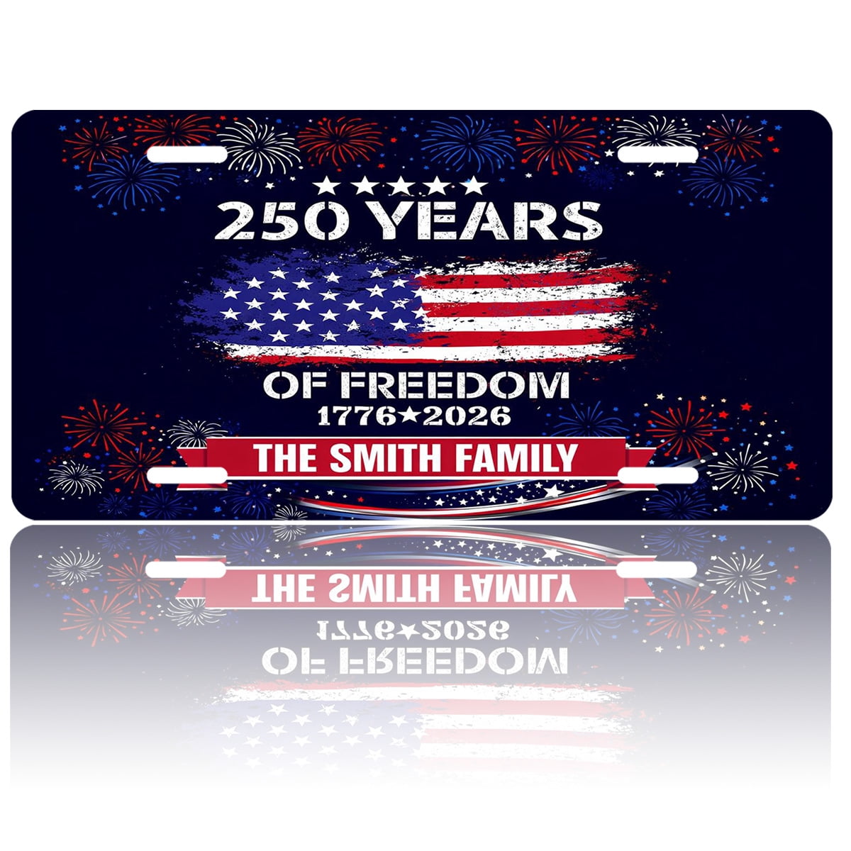 USA 250th Anniversary License Plate, 1776-2026 Patriotic License Plate ...