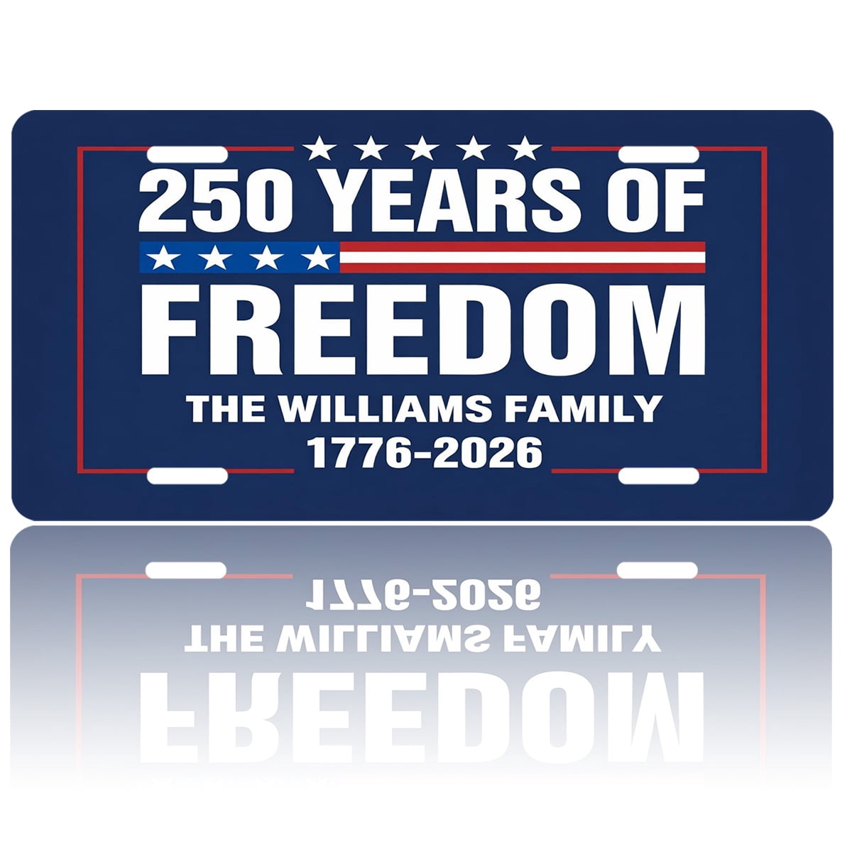 USA 250th Anniversary License Plate, 1776-2026 Patriotic License Plate ...