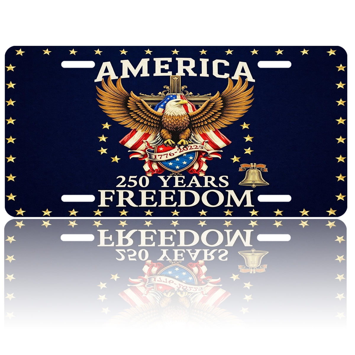 USA 250th Anniversary License Plate, 1776-2026 Patriotic License Plate ...