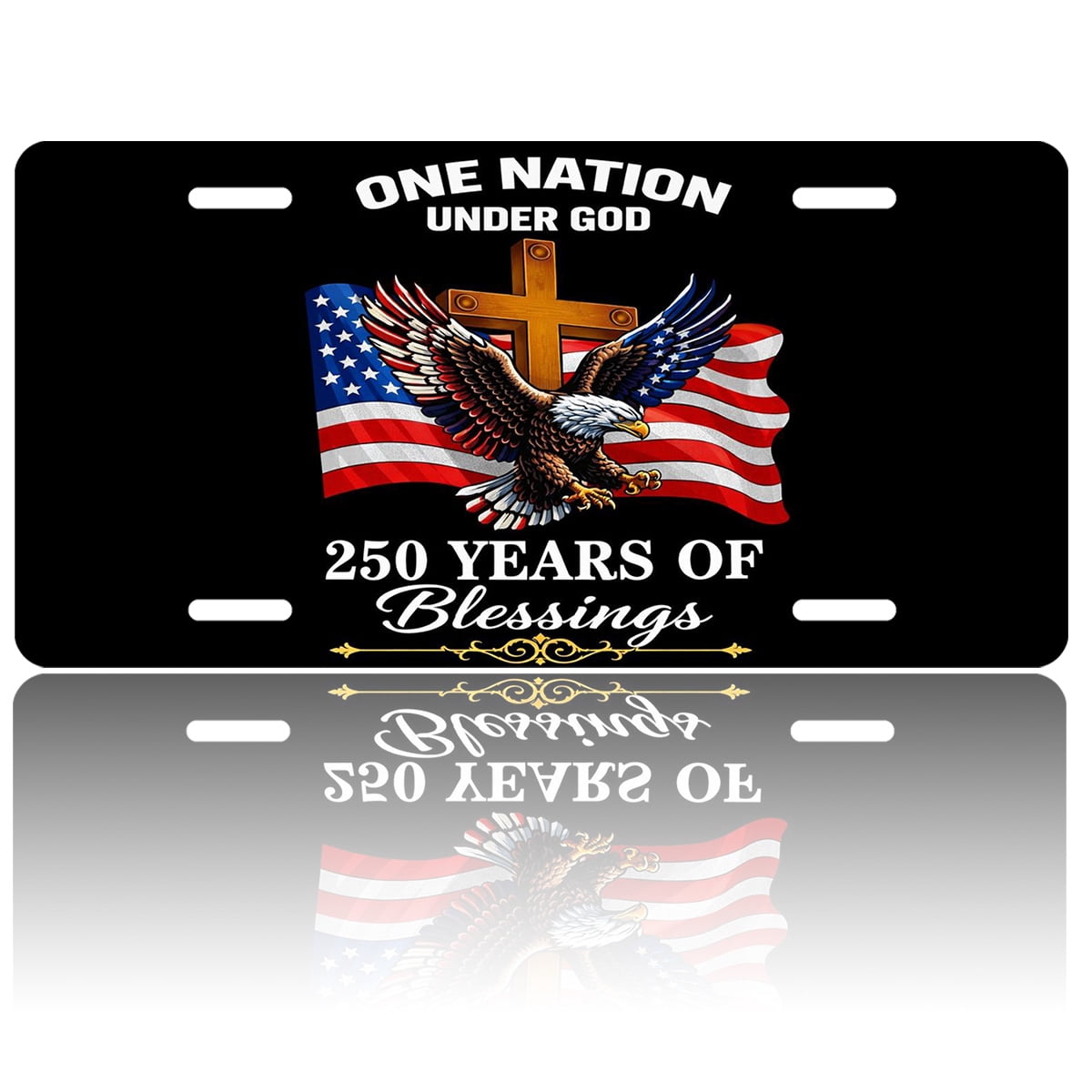 USA 250th Anniversary License Plate, 1776-2026 Patriotic License Plate ...