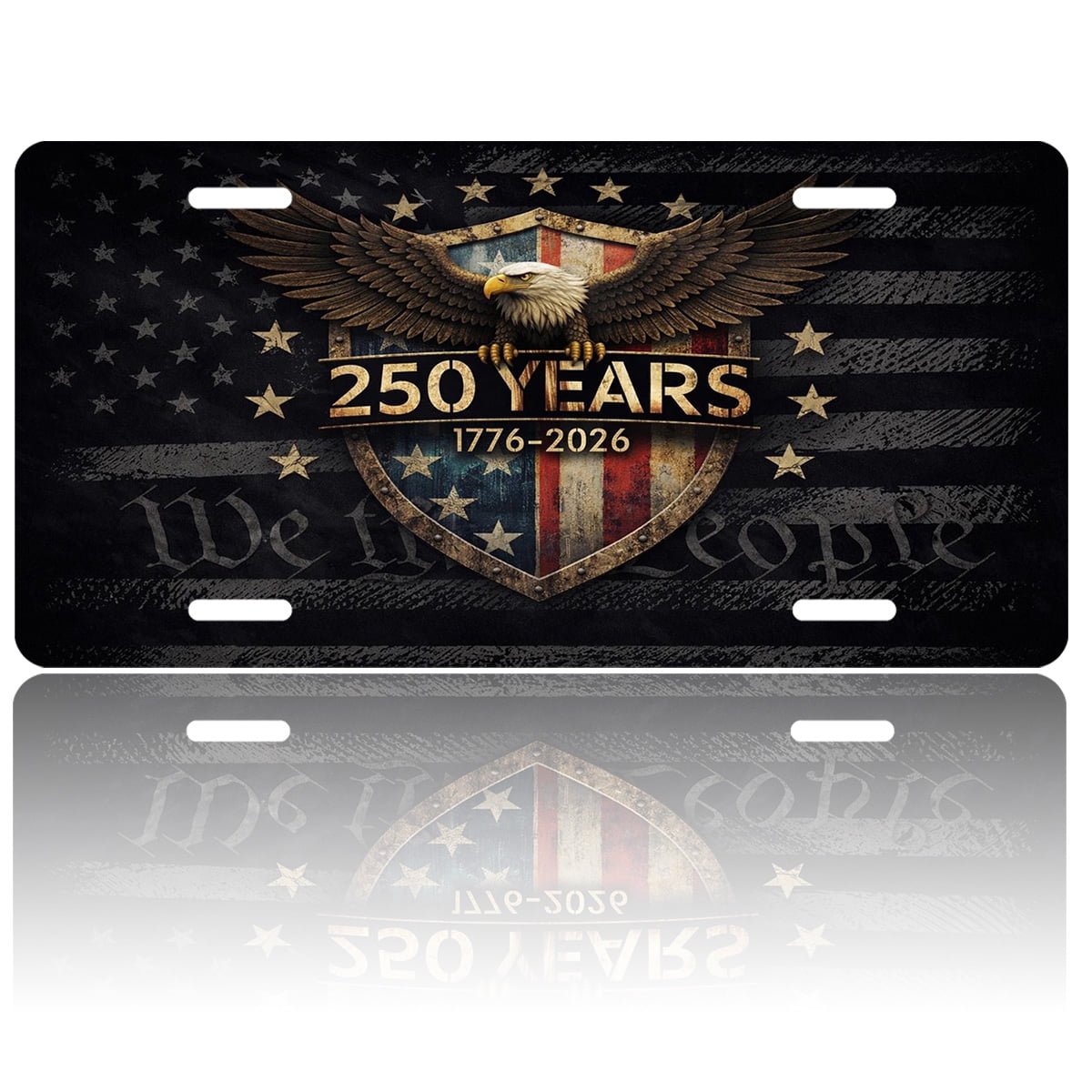 USA 250th Anniversary License Plate, 1776-2026 Patriotic License Plate ...