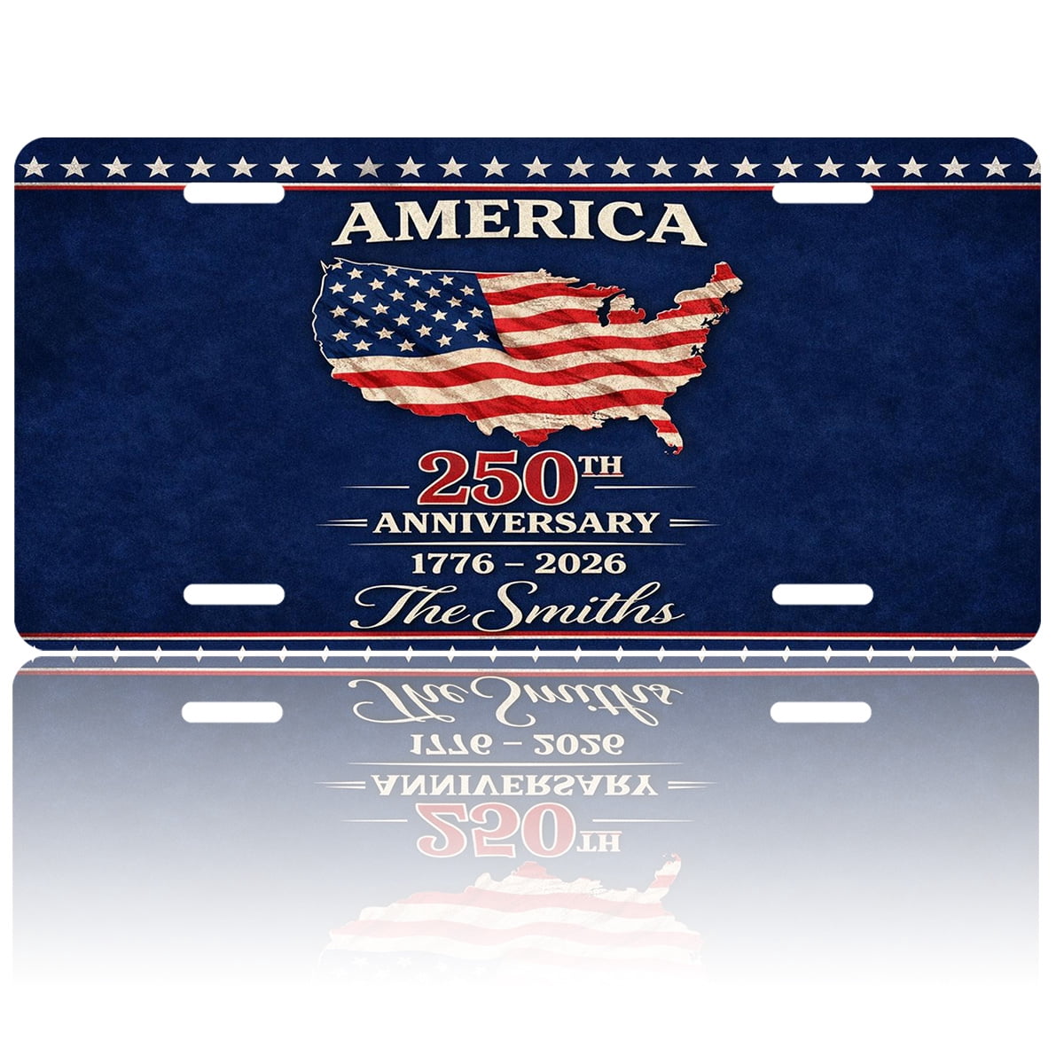 USA 250th Anniversary License Plate, 1776-2026 Patriotic License Plate ...