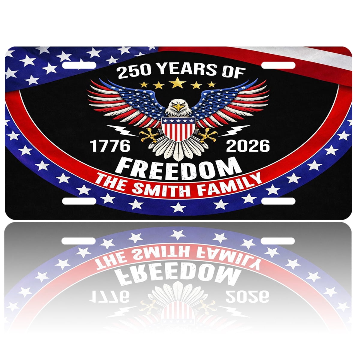 USA 250th Anniversary License Plate, 1776-2026 Patriotic License Plate ...