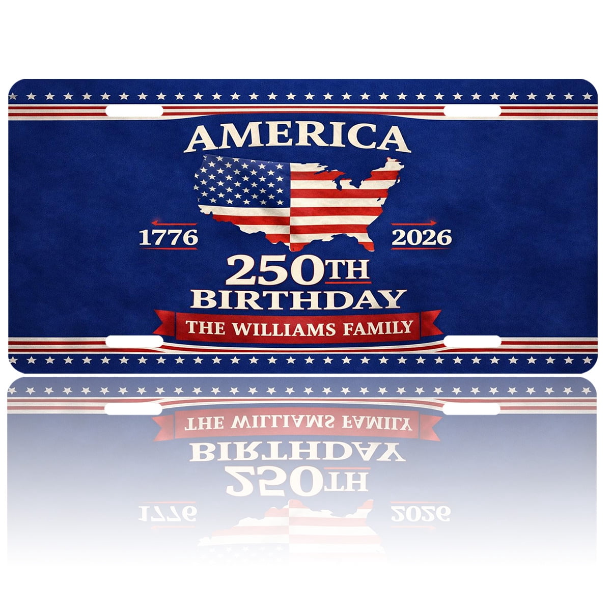 USA 250th Anniversary License Plate, 1776-2026 Patriotic License Plate ...