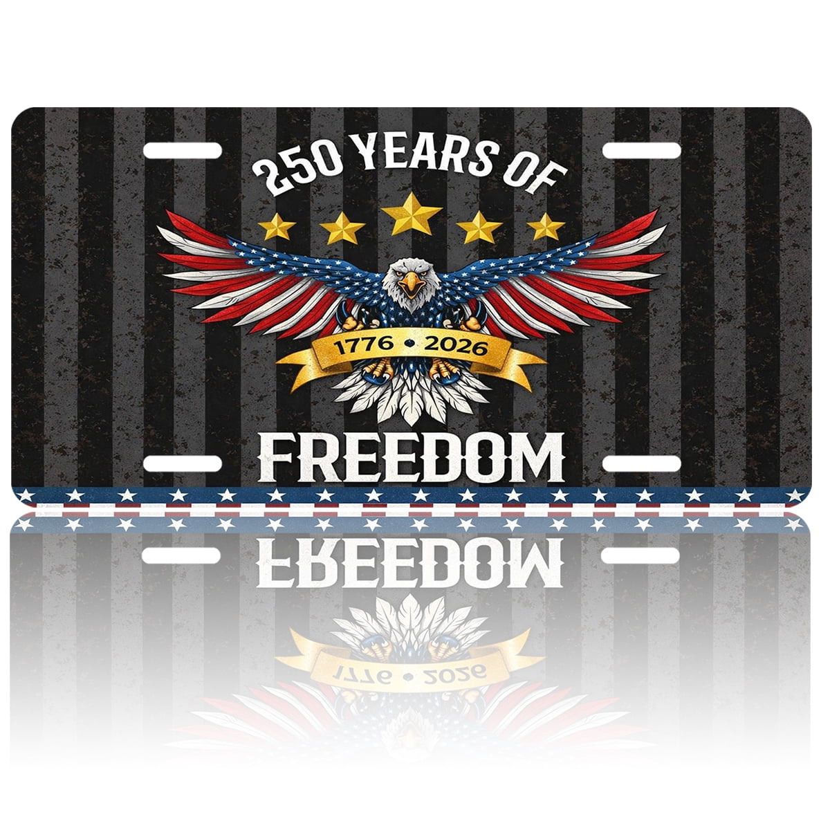 USA 250th Anniversary License Plate, 1776-2026 Patriotic License Plate ...