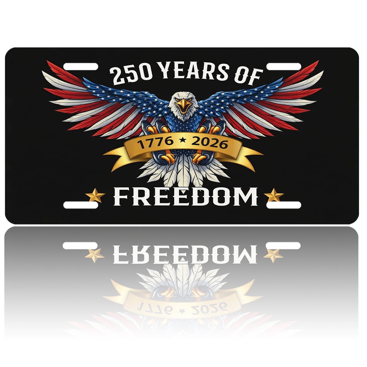 USA 250th Anniversary License Plate, 1776-2026 Patriotic License Plate ...