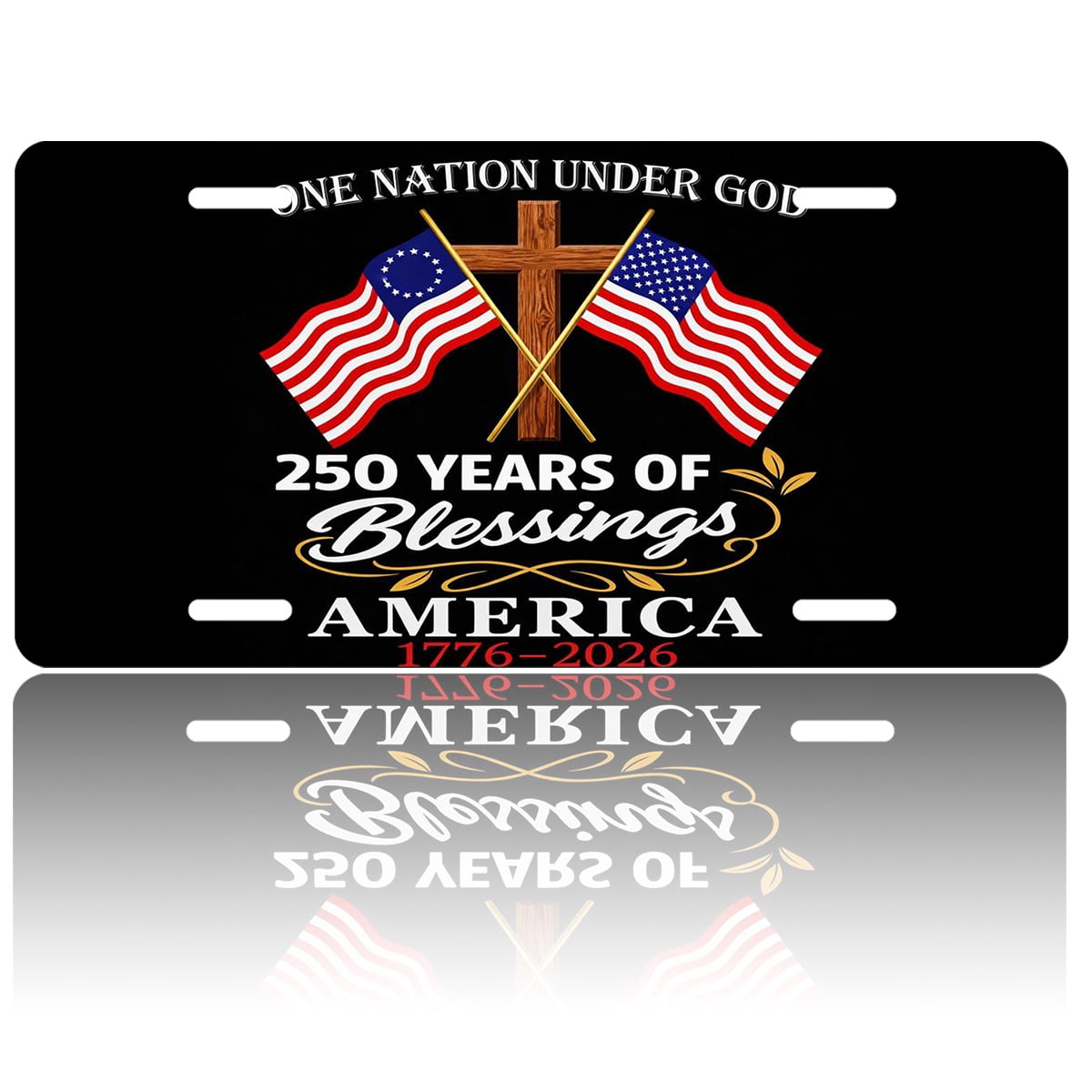 USA 250th Anniversary License Plate, 1776-2026 Patriotic License Plate ...