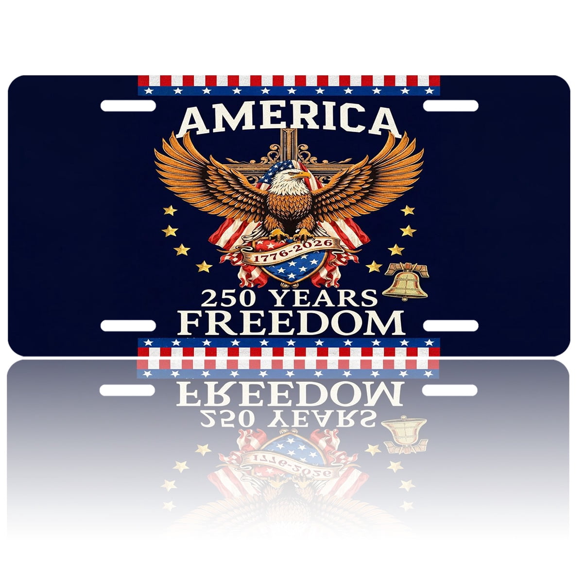 USA 250th Anniversary License Plate, 1776-2026 Patriotic License Plate ...
