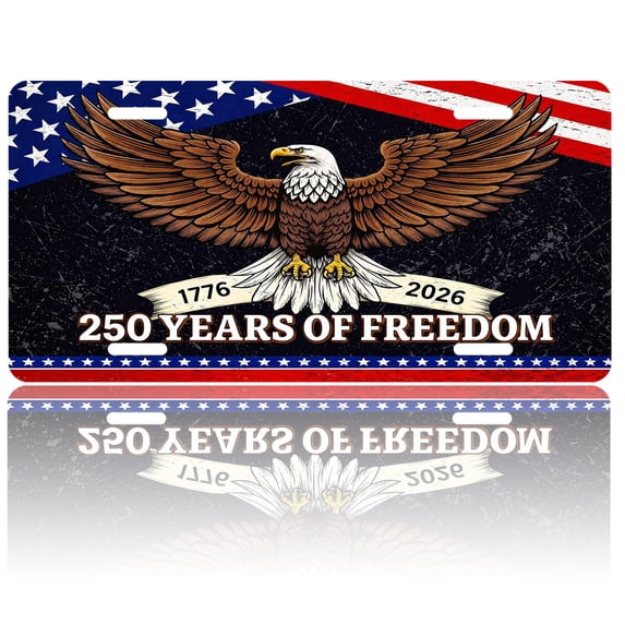 USA 250th Anniversary License Plate, 1776-2026 Patriotic License Plate ...