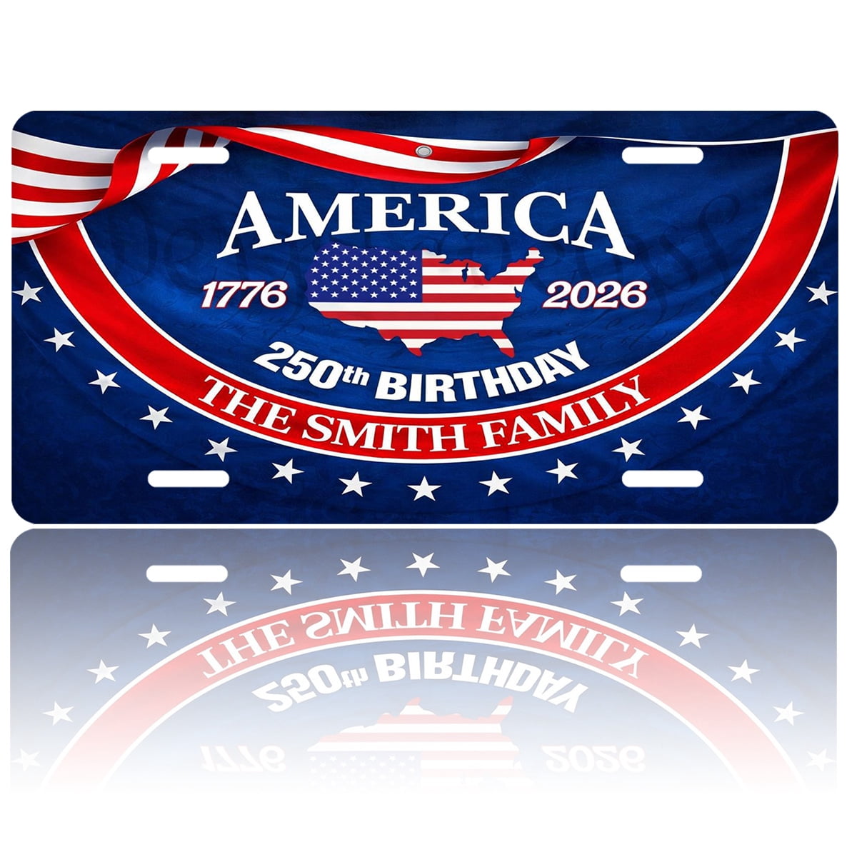 USA 250th Anniversary License Plate, 1776-2026 Patriotic License Plate ...