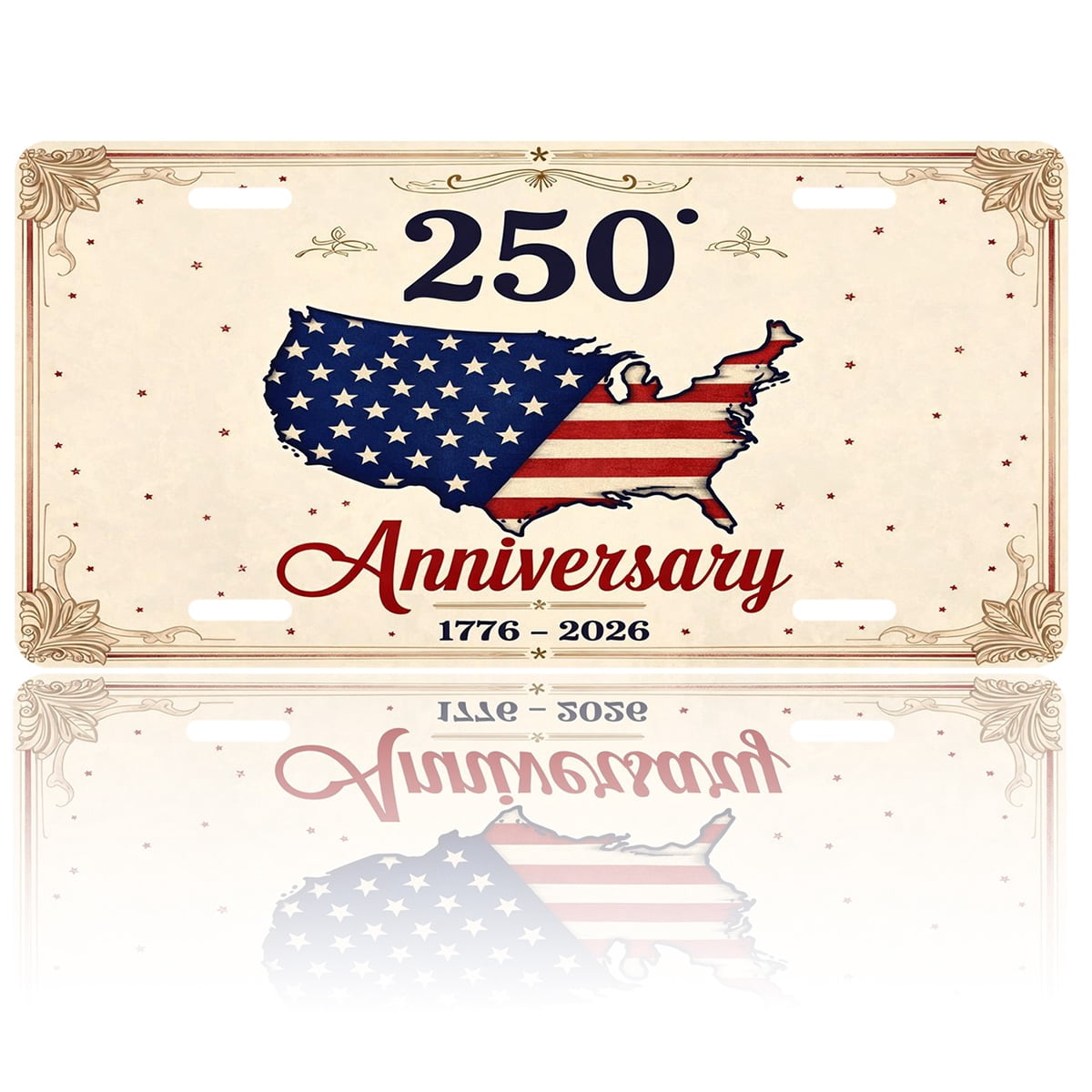 USA 250th Anniversary License Plate, 1776-2026 Patriotic License Plate ...