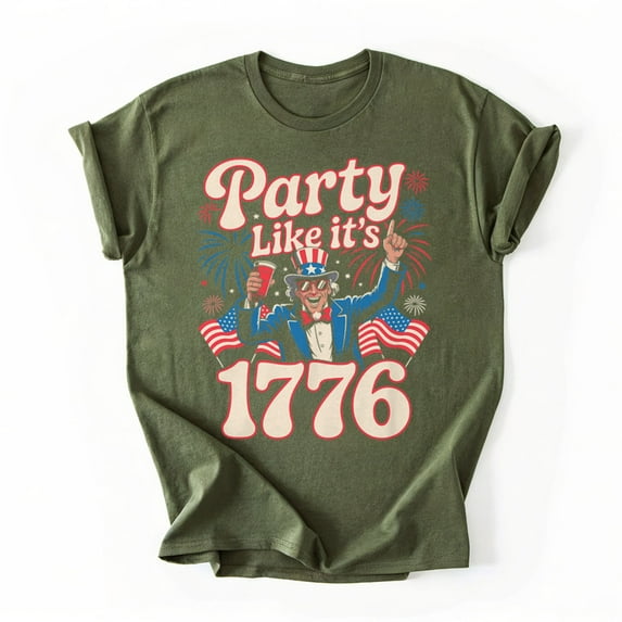 USA 250th Anniversary Party Like It´s 1776 Uncle Sam Shirt, Tee For ...