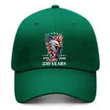 USA 250th Anniversary Printed Dark-green Baseball Cap with Adjustable ...