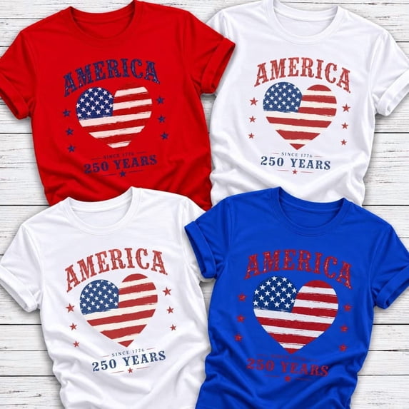 USA 250th Anniversary Shirt, 4th July Tee, USA 250th Anniversary ...