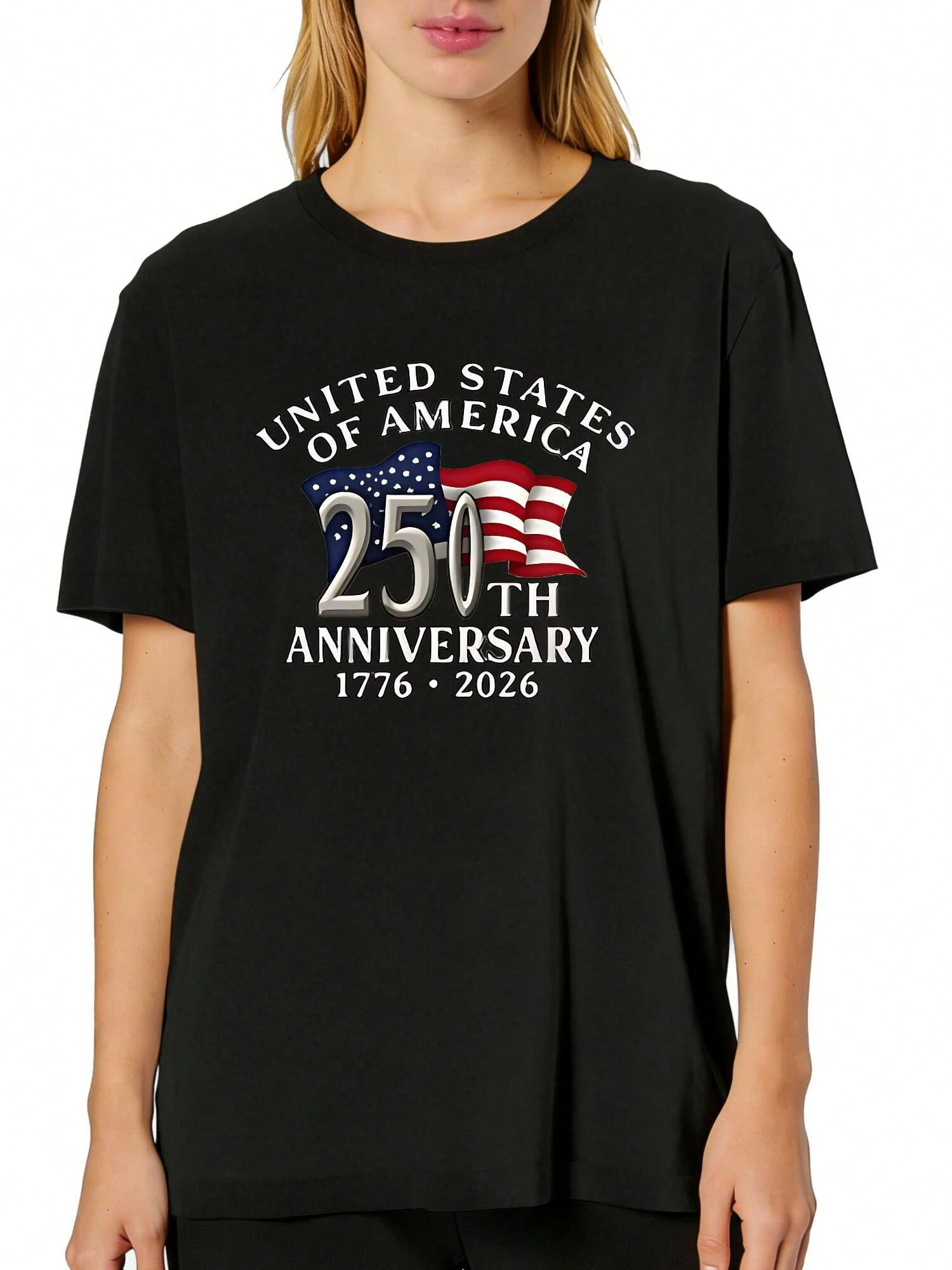 USA 250th Anniversary T-Shirt United States 1776-2026 Patriotic ...