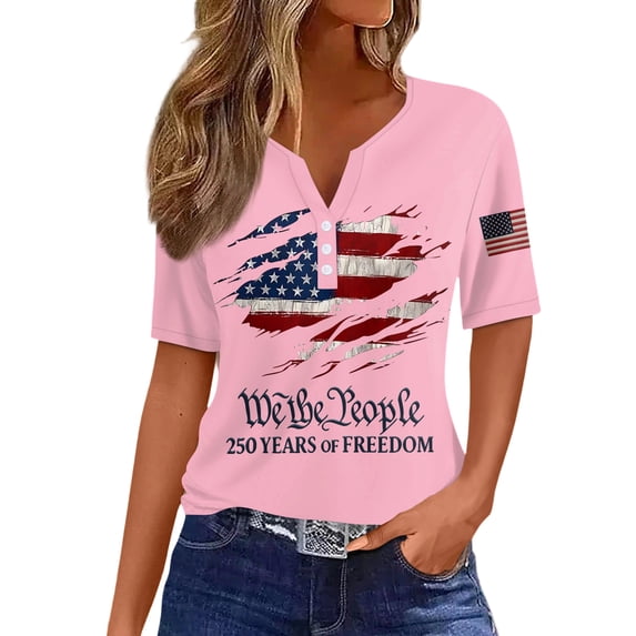 USA 250th Anniversary T Shirts for Women Patriotic America 250 ...
