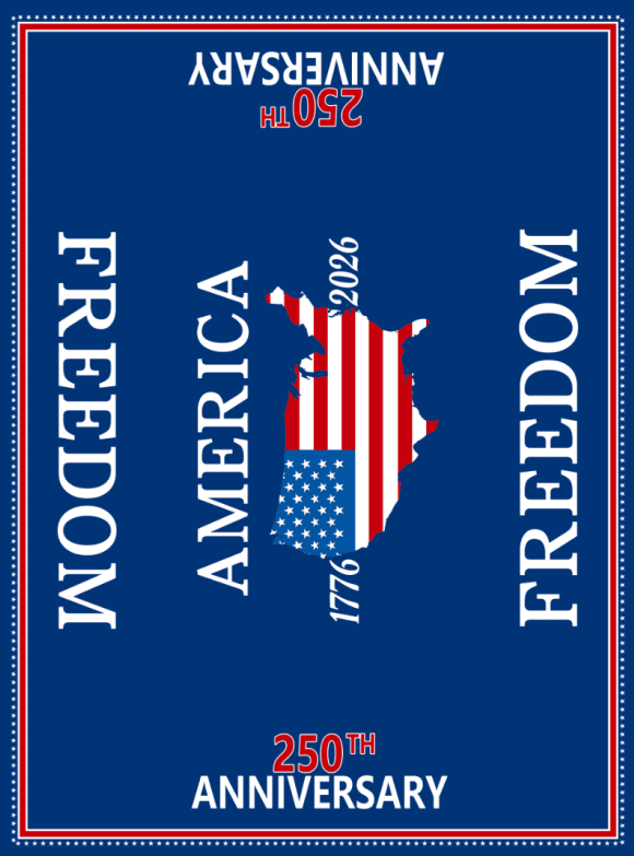 USA 250th Anniversary Tablecloth, Freedom American Map 1776 2026 Table ...