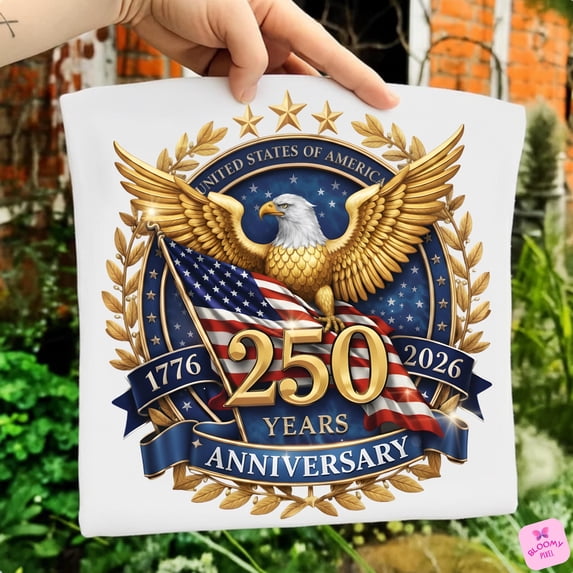 USA 250th Anniversary t-shirt , 1776-2026, America 250 Emblem ...