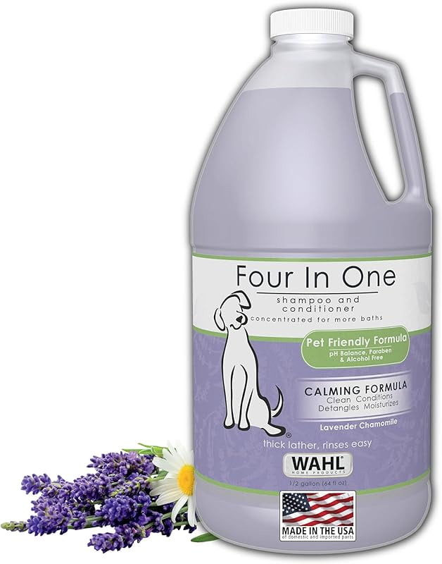 USA 4-in-1 Calming Pet Shampoo for Dogs – Cleans, Conditions, Detangles ...