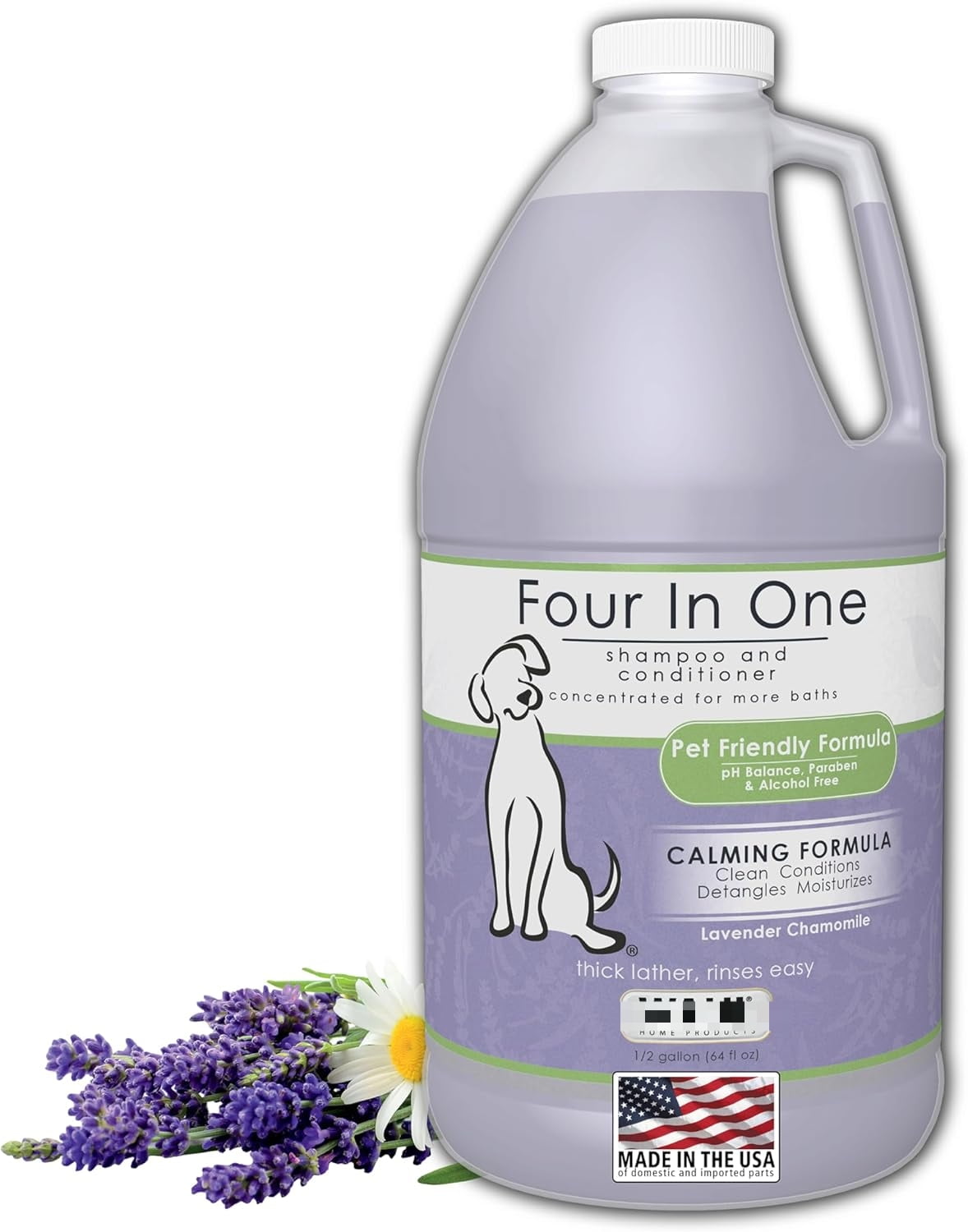 USA 4-in-1 Calming Pet Shampoo for Dogs – Cleans, Conditions, Detangles ...