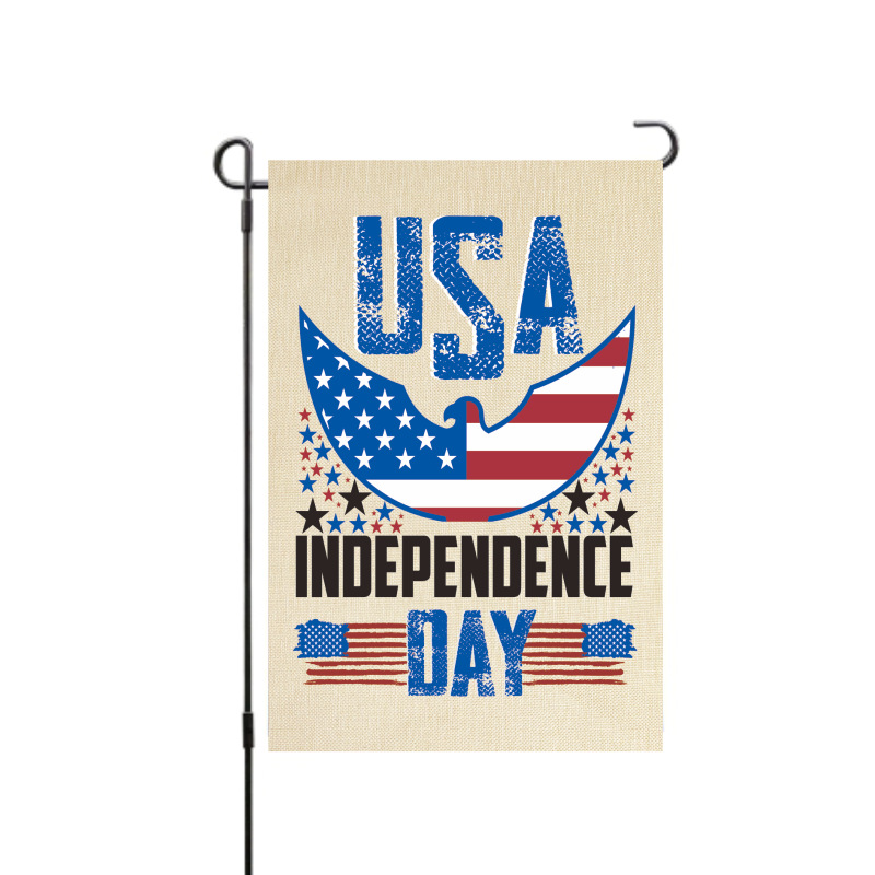 USA 4th of July Garden Flag Double Sided, American Flag Yard Outdoor ...