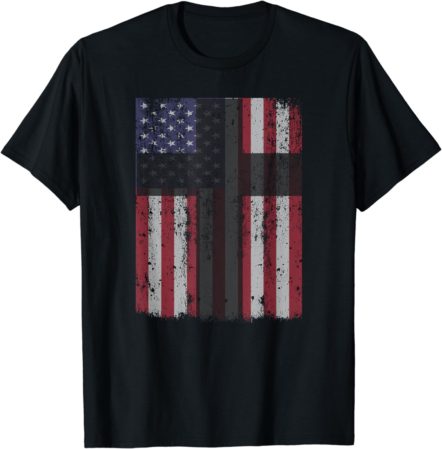 USA AMERICAN FLAG CHRISTIAN CROSS STAND FOR THE FLAG SHIRT T-Shirt ...