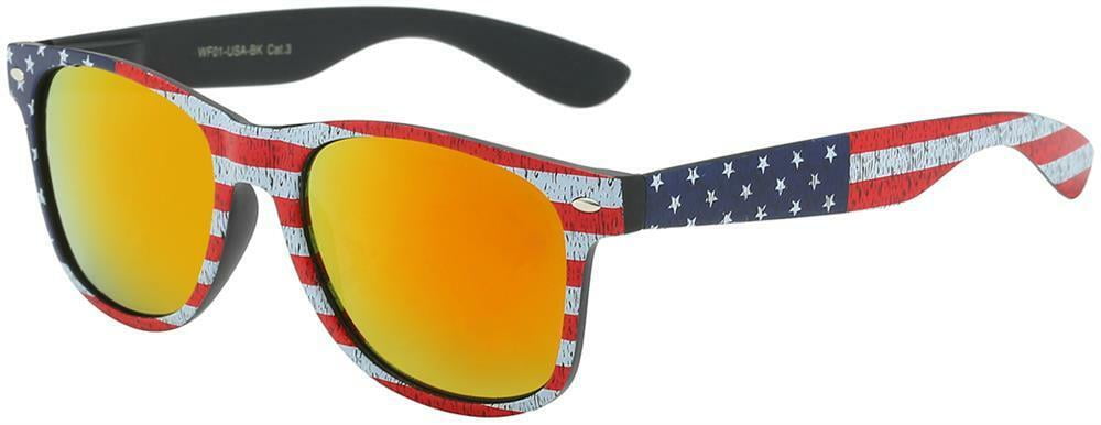 USA AMERICAN FLAG STARS & STRIPES PATRIOTIC SQUARE SUNGLASSES CLASSIC ...