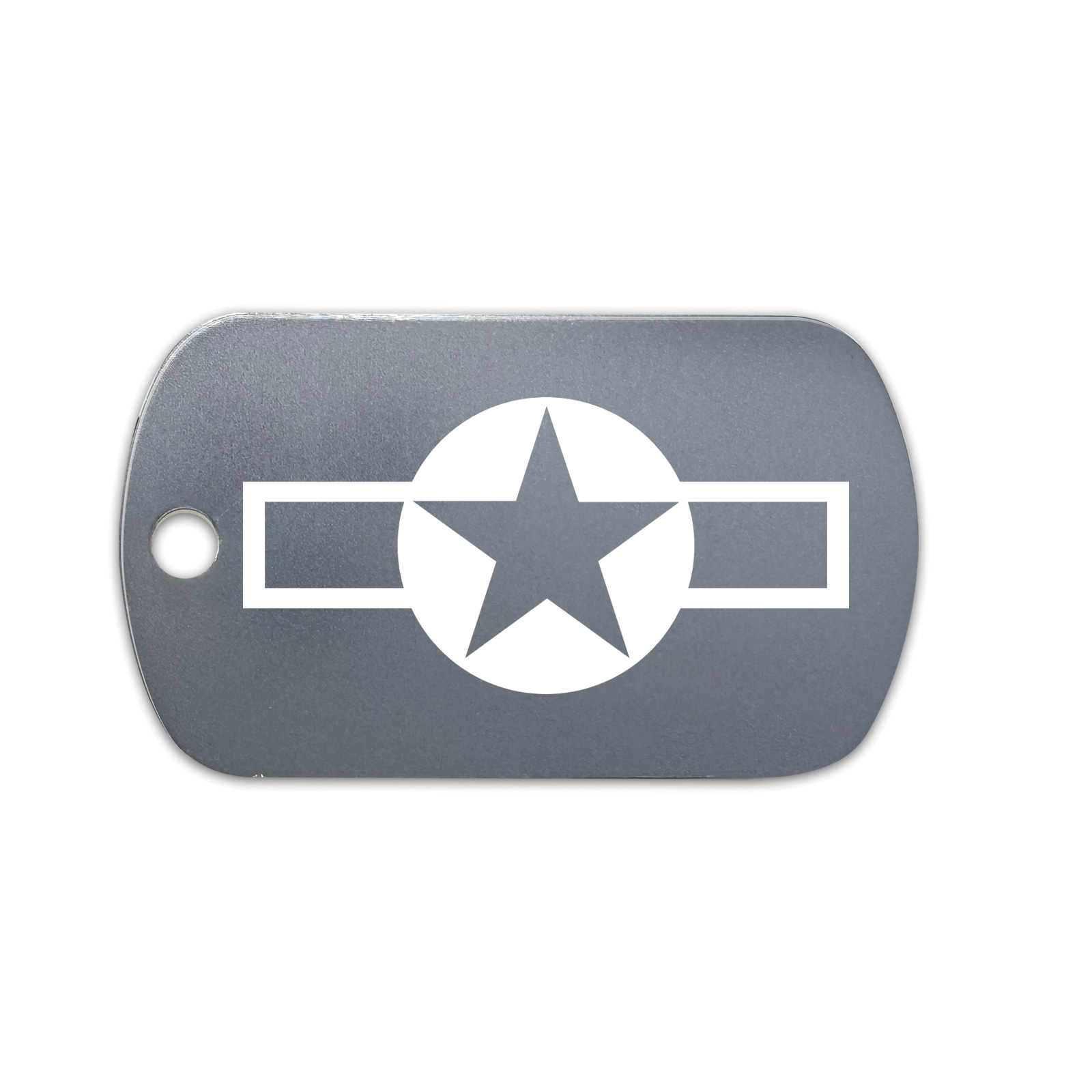 USA Air Force Roundel GI Dog Tag Aluminum Keychain us air force ...