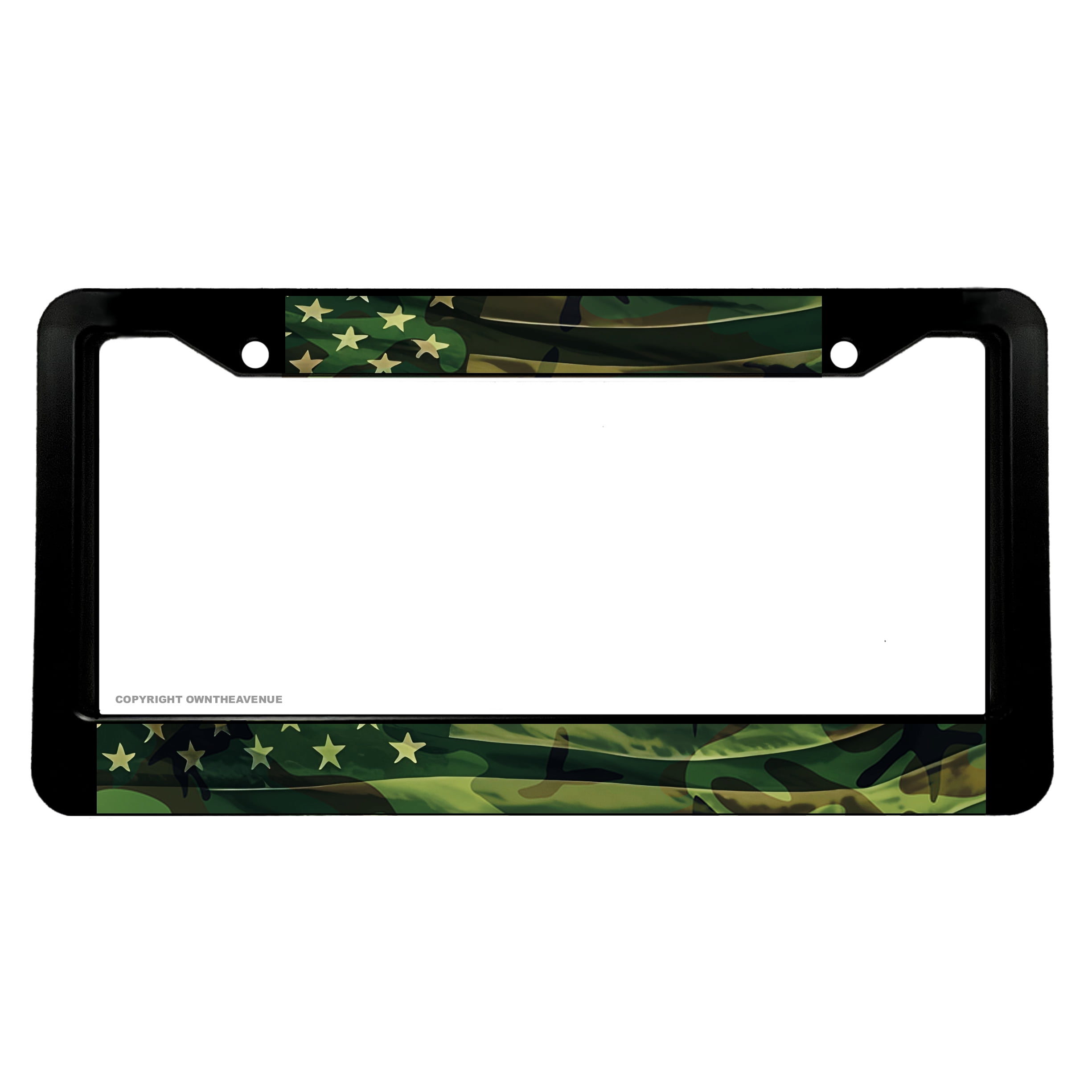 USA America World Country American Flag Camo Subdued License Plate ...