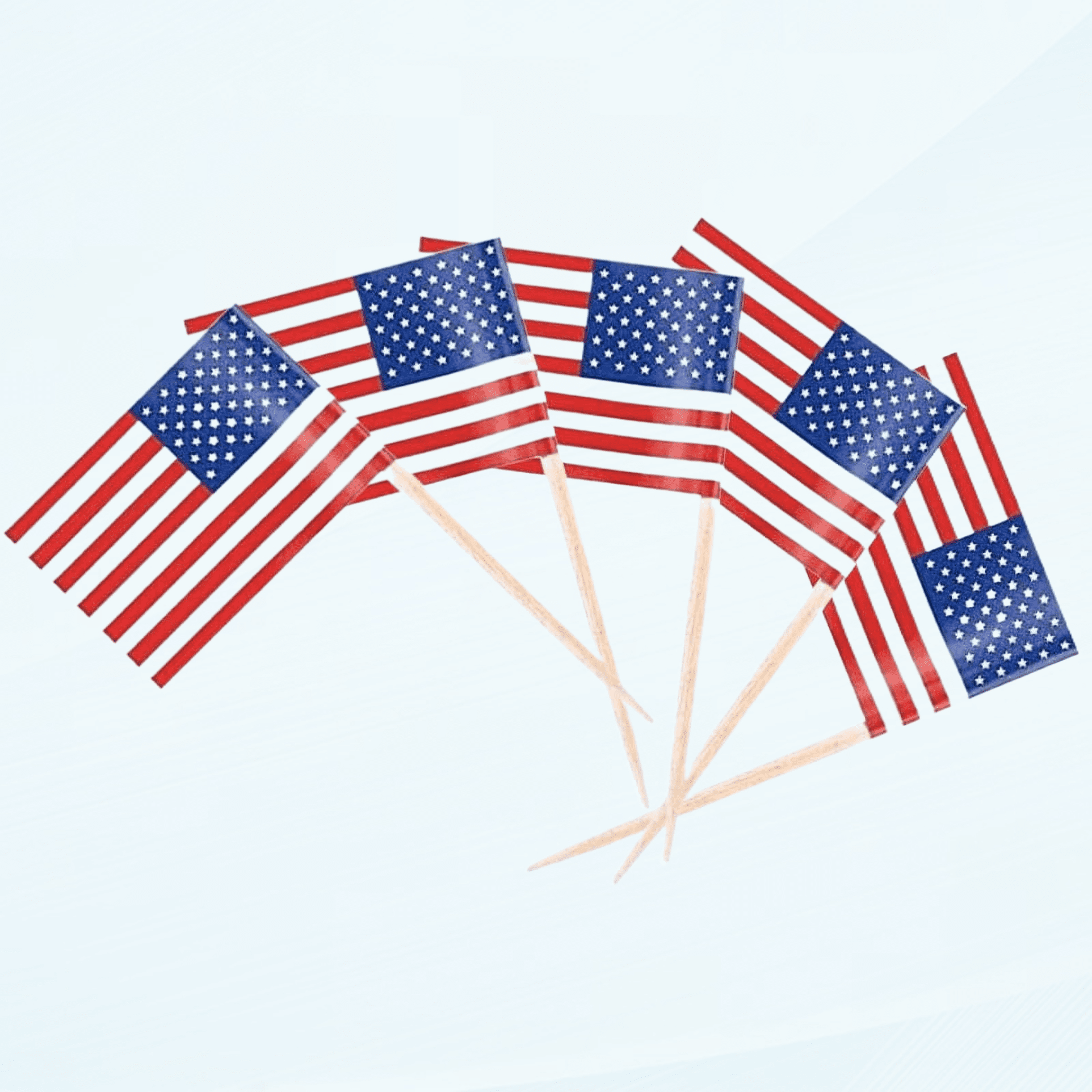 USA American Flag America Toothpick Flag, American Flags, 100 Pcs ...