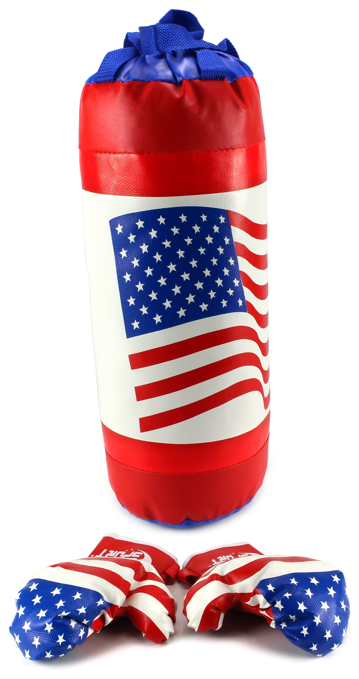 USA American Flag Boxing Children's Kid's Pretend Play Toy Boxing Play ...