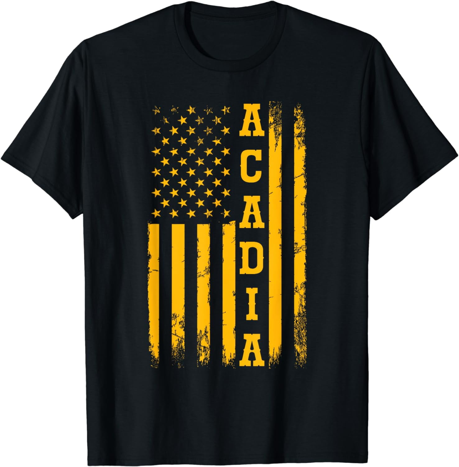 USA American Flag - National Park Acadia T-Shirt - Walmart.com