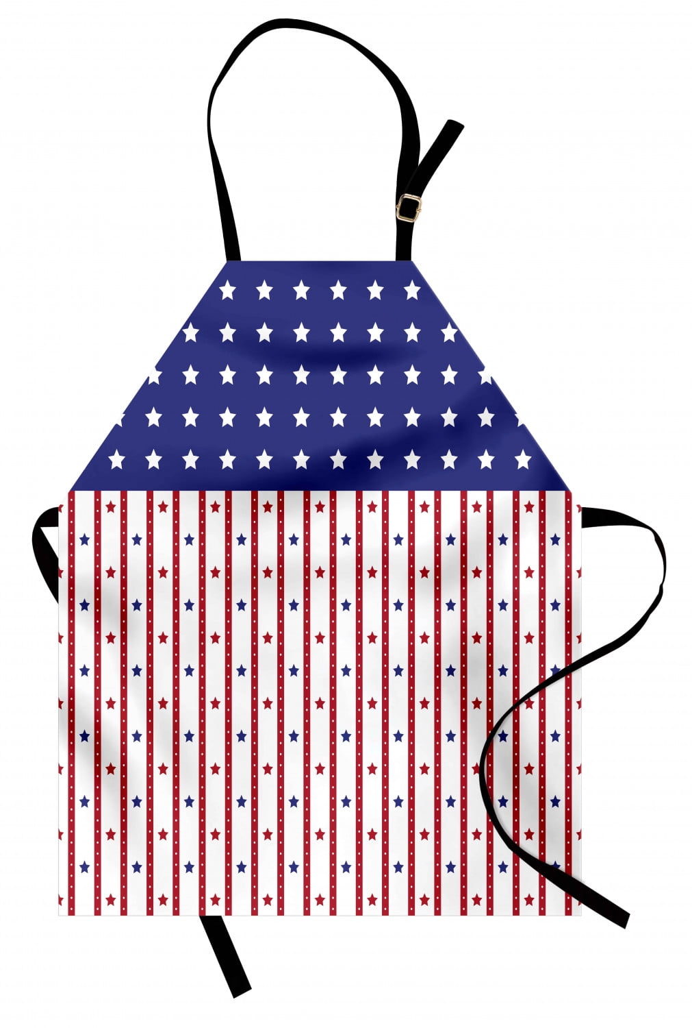 USA Apron, American Flag with Stars and Stripes Nationality ...