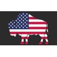 USA BUFFALO BISON Black Vinyl Decal Bumper Sticker - Walmart.com