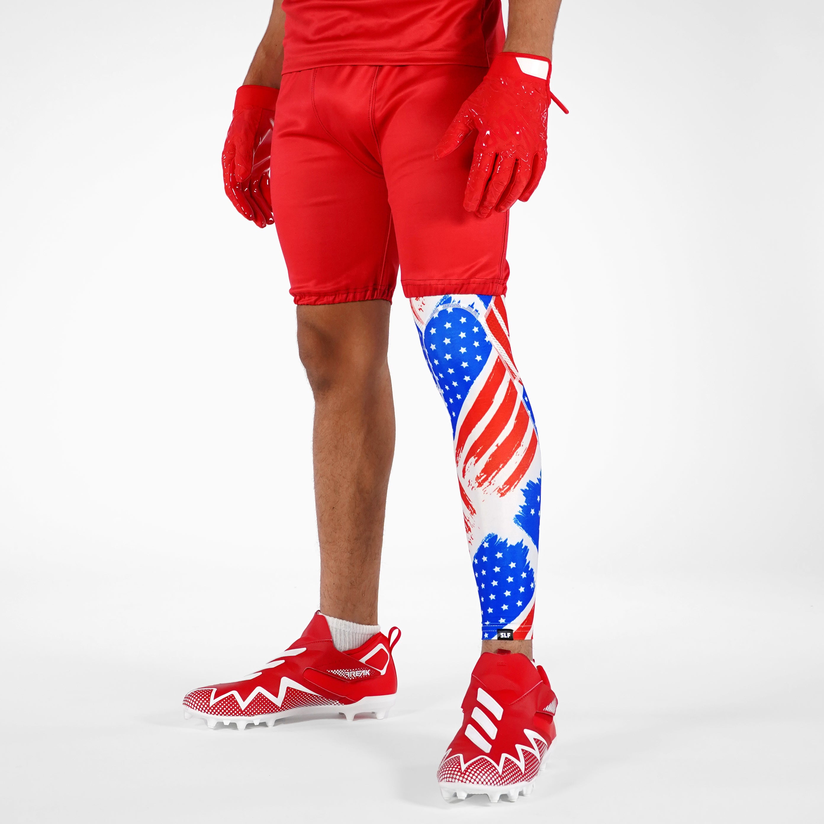 USA Brushed Flag Football Pro Leg Sleeve - Walmart.com