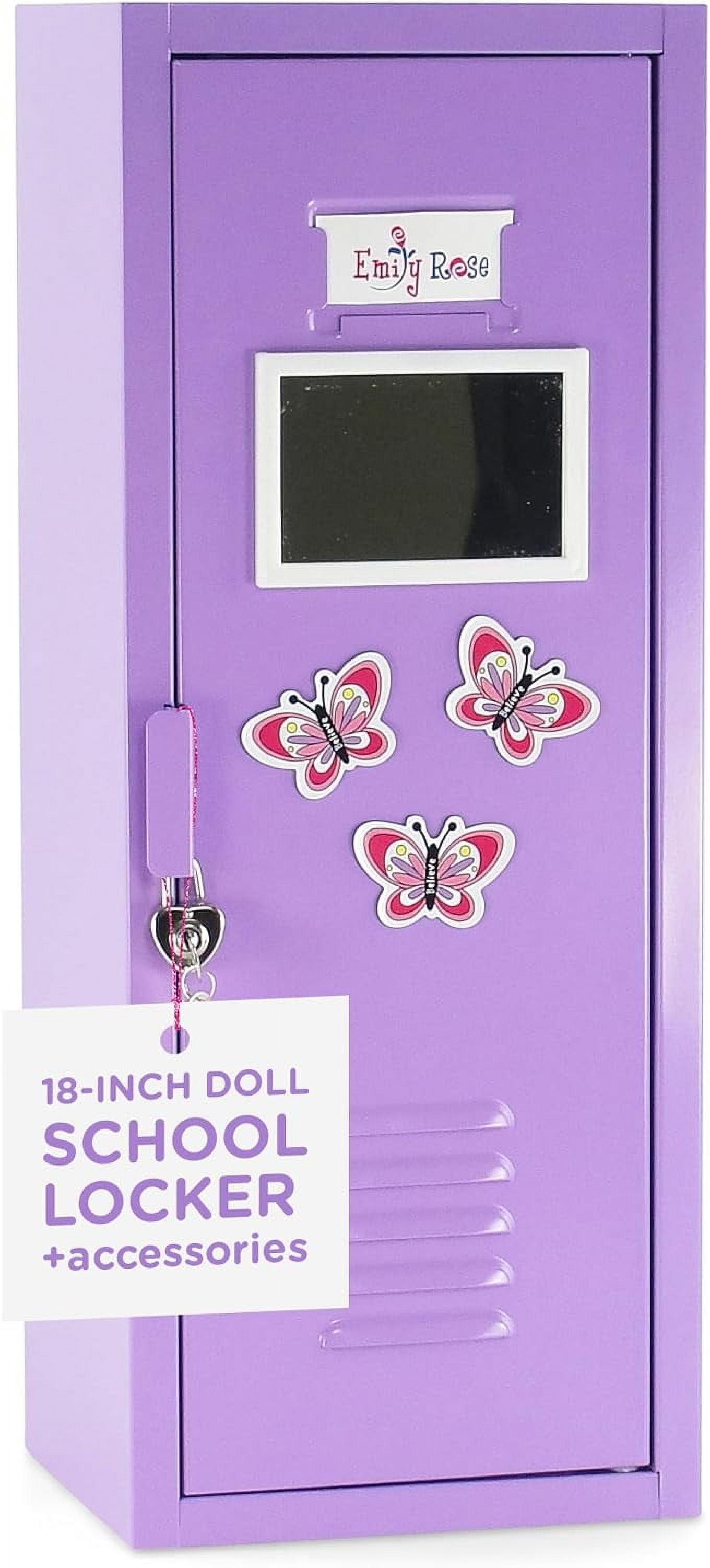 USA Business | 18 Inch Doll Clothes Storage Option - Bright Purple ...
