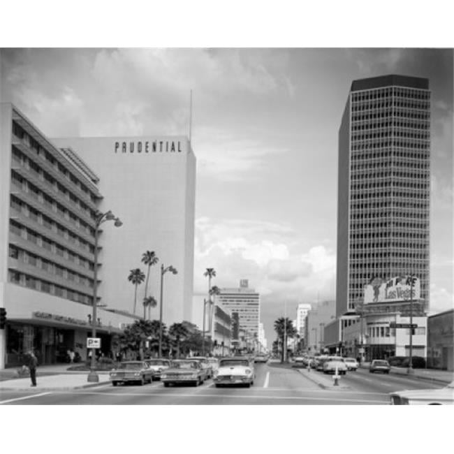 USA California Los Angeles Wilshire Boulevard Street View Poster Print ...