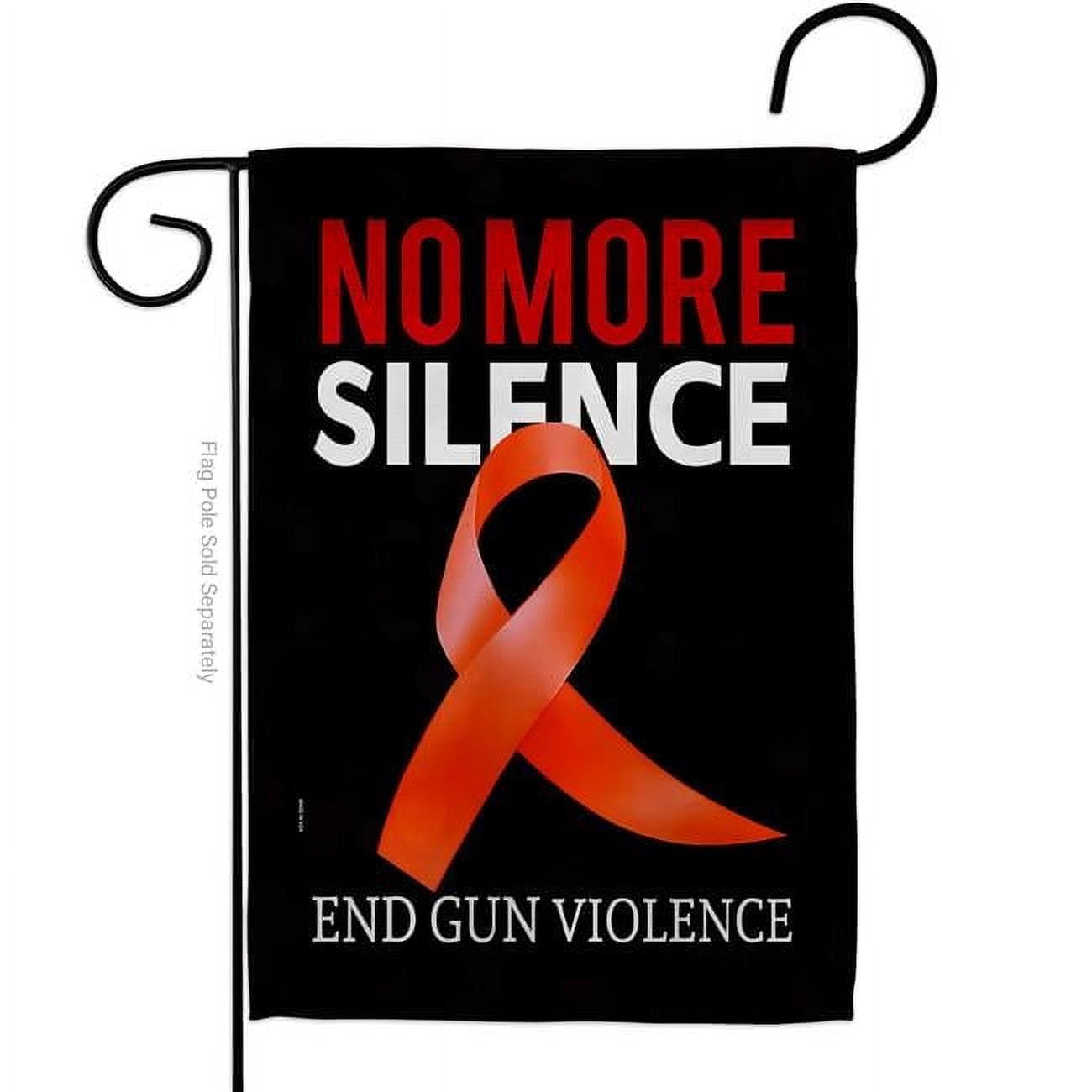 USA Decoration G170284-BO 13 x 18.5 in. No Silence End Gun Support ...