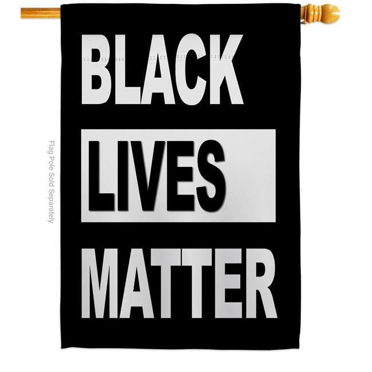 USA Decoration H170051-BO 28 x 40 in. BLM Civil Rights Black History ...