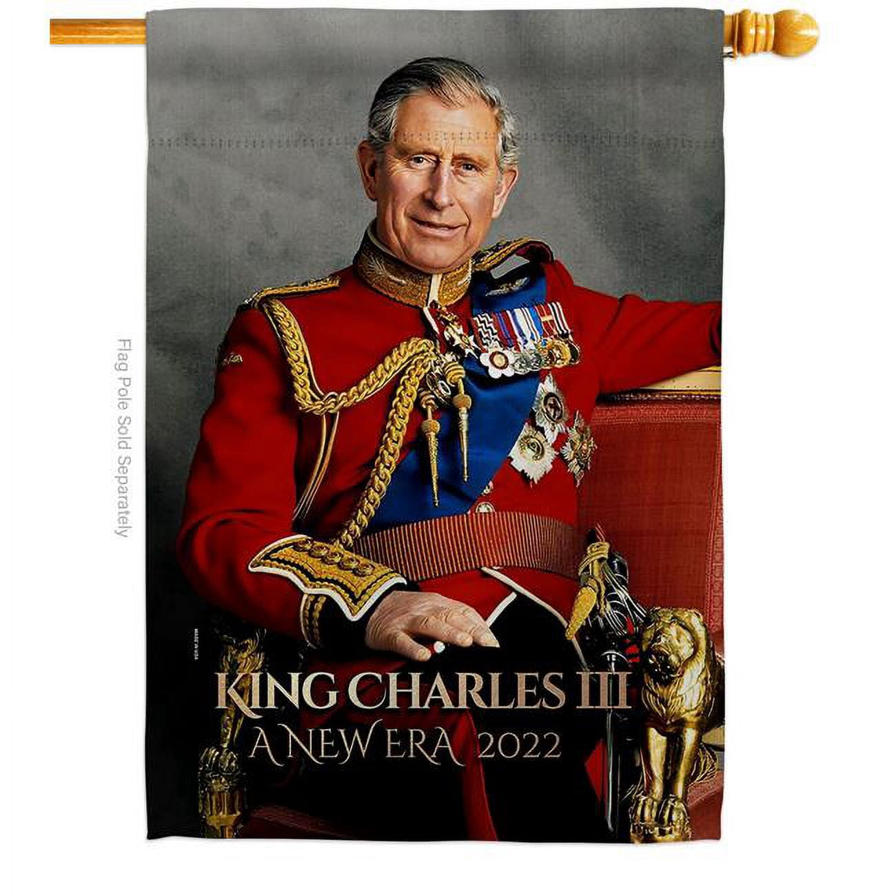 USA Decoration H180336-BO 28 x 40 in. King Charles III Sweet Life ...