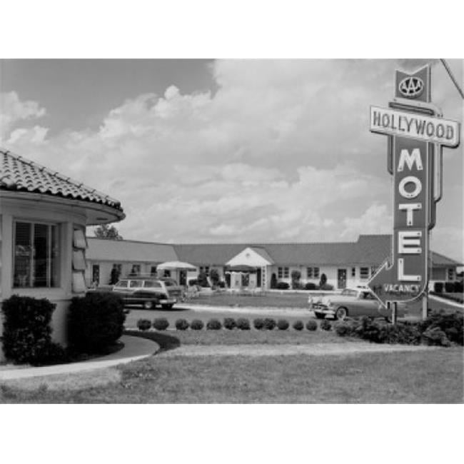 USA Delaware New Castle Hollywood Motel Poster Print - Walmart.com
