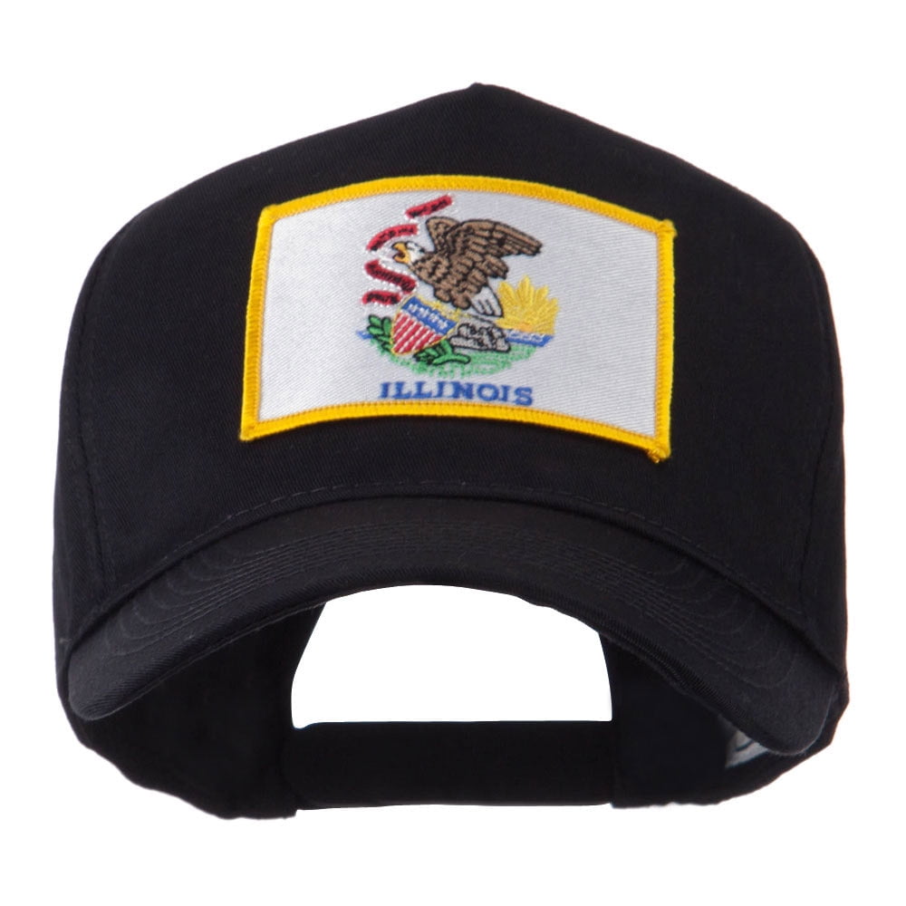 USA Eastern State Embroidered Patch Cap - Illinois OSFM - Walmart.com